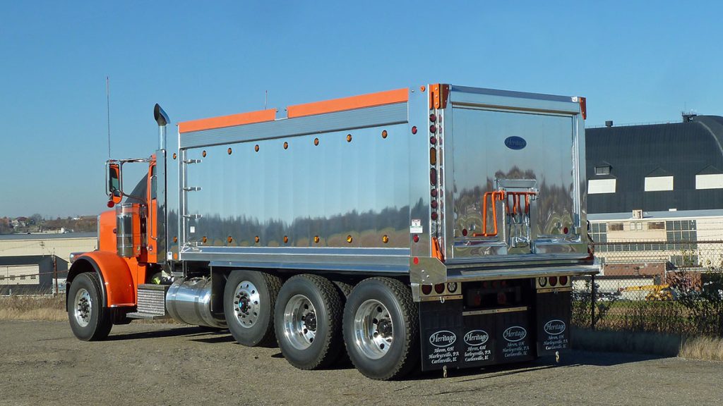 Aluminum Dump Truck Bodies | Heritage Truck Equipment
